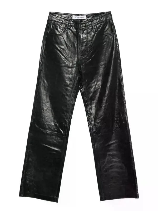 WON HUNDRED Leather Trousers