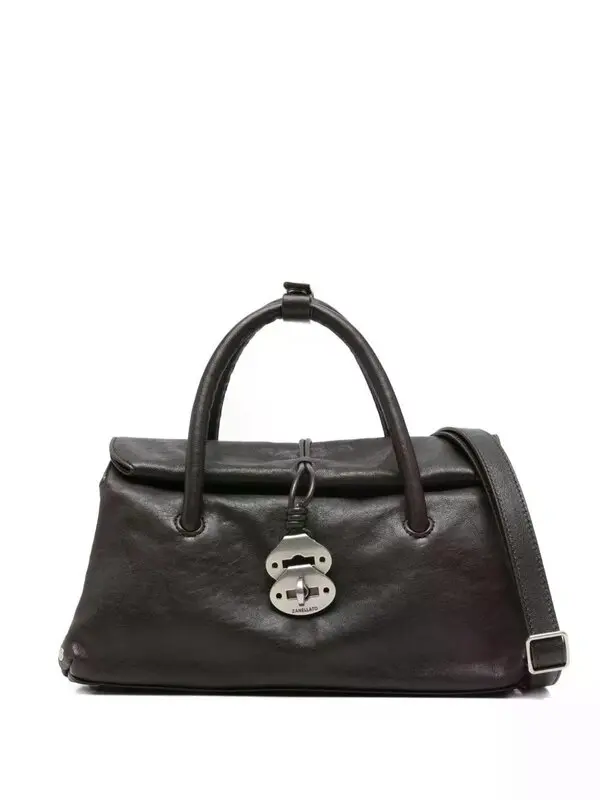 ZANELLATO Small Dotta Centauro Shoulder Bag - Brown