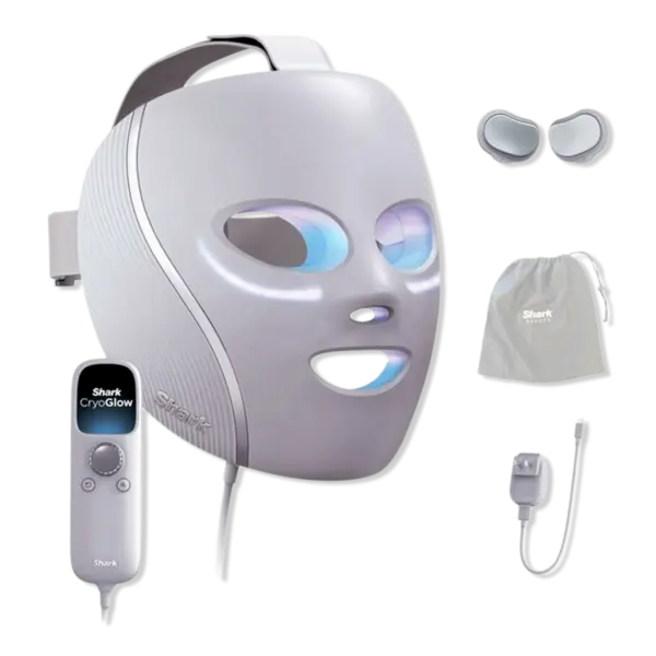 SHARK BEAUTY Cryoglow Red Blue & Infrared Iqled Face Mask & Under Eye Cooling - One-color