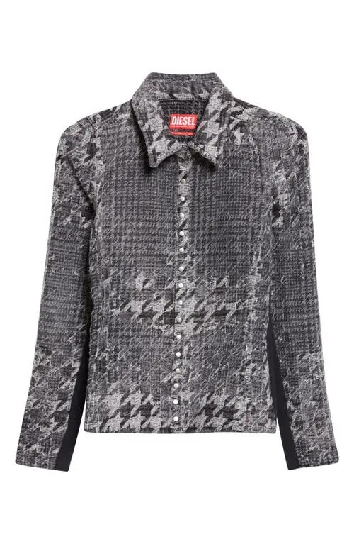 DIESEL® Houndstooth Denim Jacket