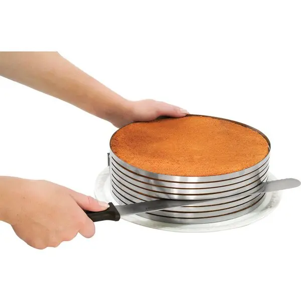 ZENKER 3 Piece Layer Cake Slicing Kit With 12-inch Serrated Knife