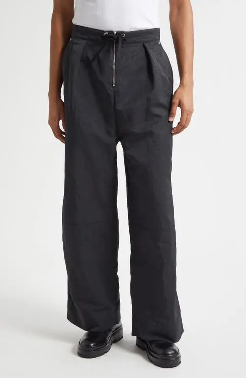 Ami Wide Leg Nylon Pants