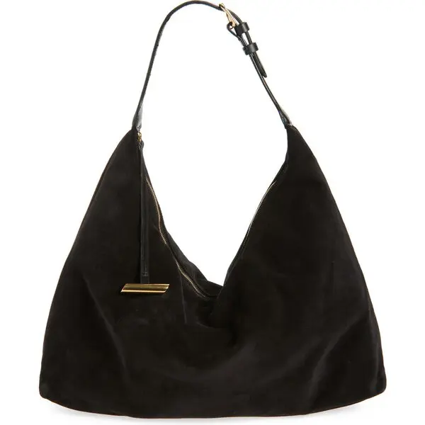 LIFFNER Pillow Suede Hobo - Black