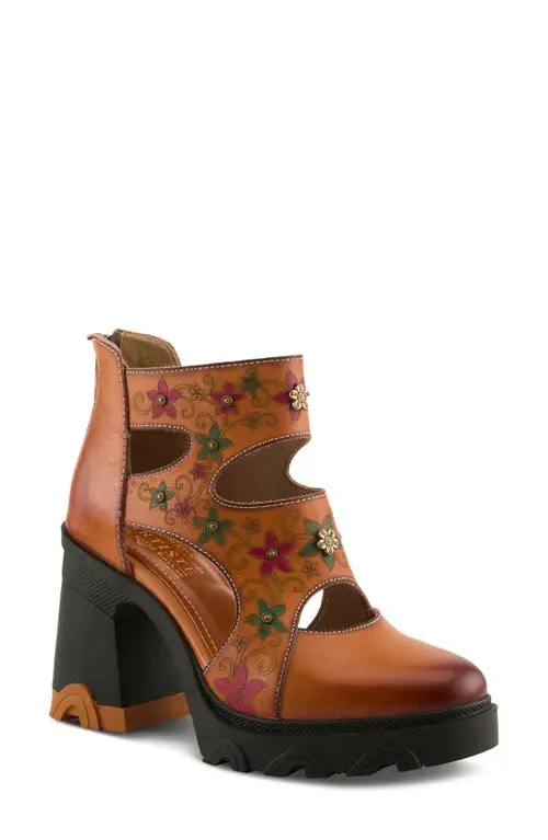 SPRING STEP SHOES Capsule Blum Platform Bootie - Camel Multi