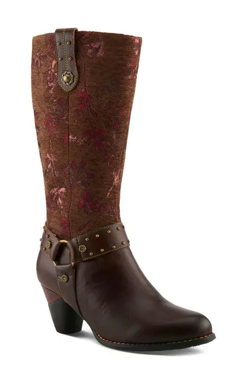 SPRING STEP SHOES Wyoming Knee High Boot - Brown Multi