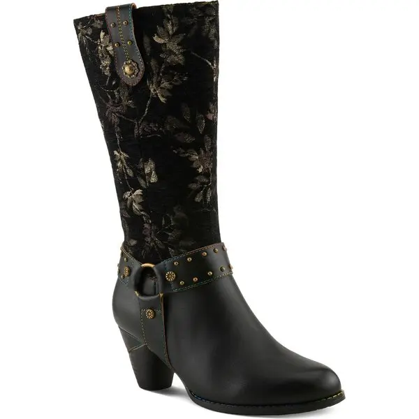 SPRING STEP SHOES Wyoming Knee High Boot - Black Multi