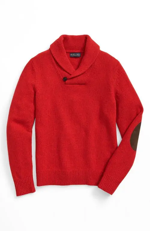 Brooks Brothers Wool Shawl Collar Sweater