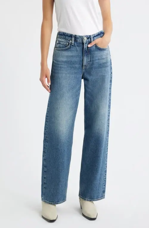 Rag & Bone Logan Mid-rise Wide-leg Jeans