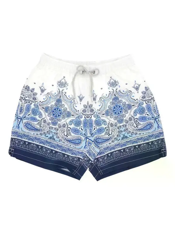 MC2 SAINT BARTH Paisley Print Swin Shorts