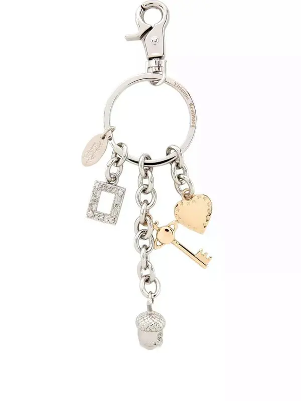 VIVIENNE WESTWOOD Multi-charm Keyring