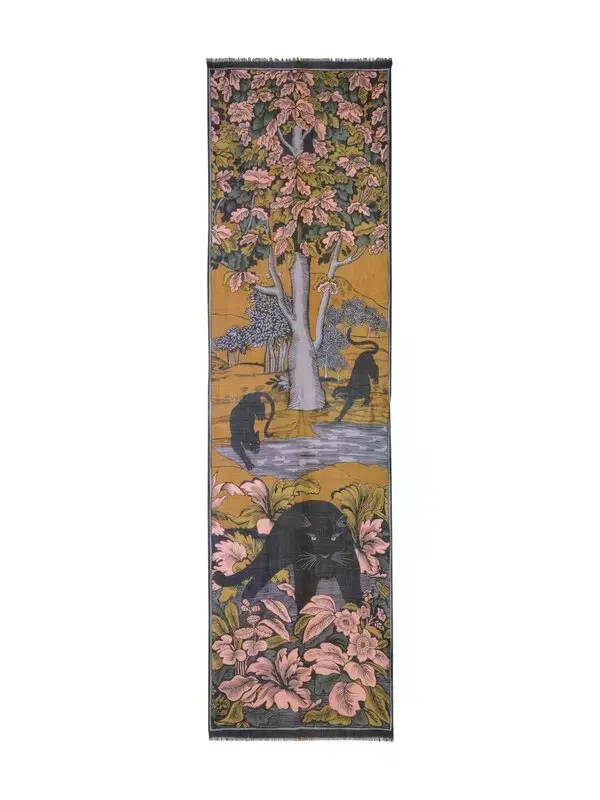 INOUI EDITIONS Panthere Floral Scarf