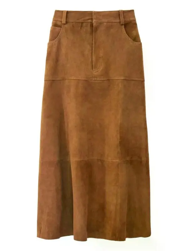 Ba&sh Massia Panelled Midi Skirt