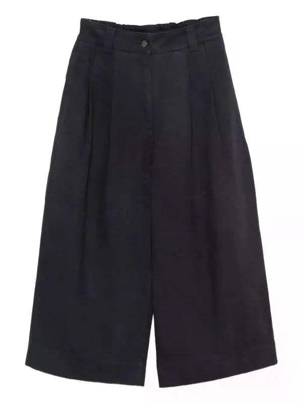 MARGARET HOWELL Pleated Cropped Trousers