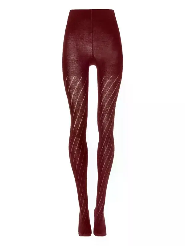 Wolford Diagonal-stripe Tights