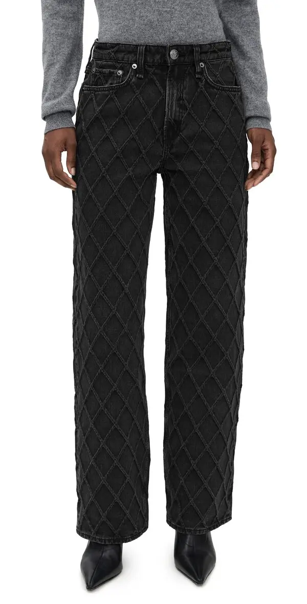 Rag & Bone Logan Mid-rise Wide-leg Jeans