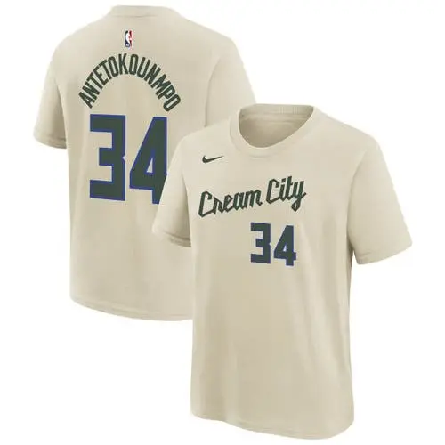 Nike Youth Giannis Antetokounmpo Milwaukee Bucks 2025/26 City Edition ...