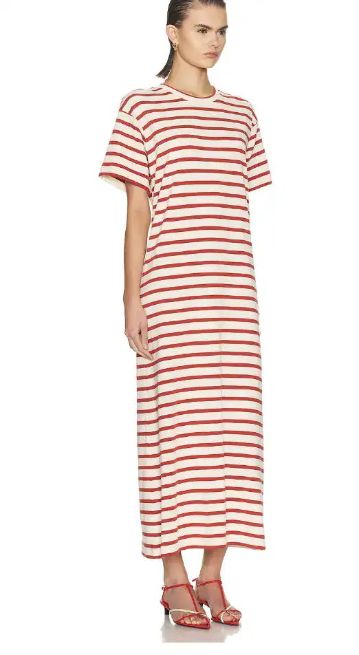 cotton floral dresses Daily Practice by Anthropologie Highline Short-Sleeve Maxi Dress – White  Chocolate Couture