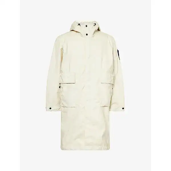 Stone Island Membrana 3l Woven Parka Jacket - Ivory | Editorialist