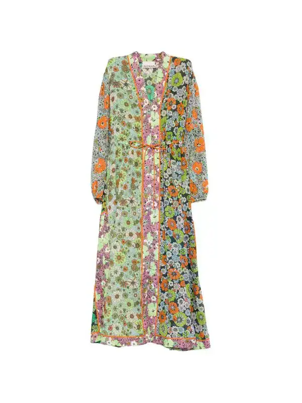 alemais green floral dress Alemais Phyllis dress main image 0