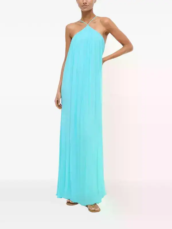 greek formal dress Staud Women's Short Sleeve Wells Dress, Earth – Bluefly main image 0