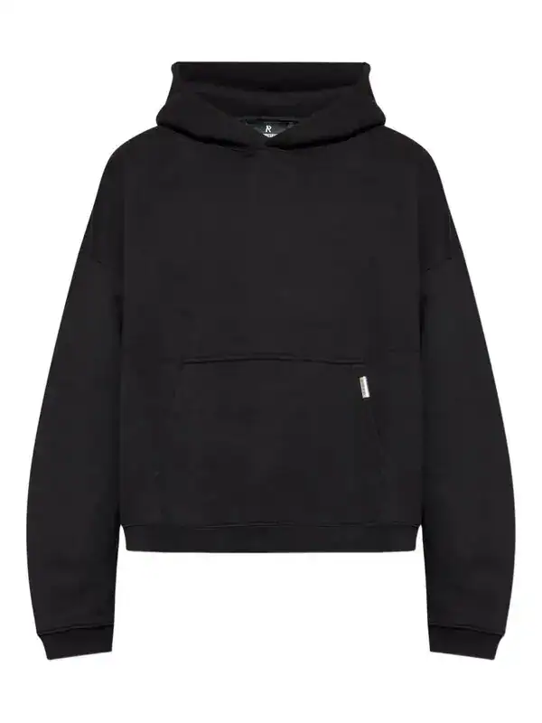 Represent Initial Boxy Oversized" Hoodie - Black | Editorialist