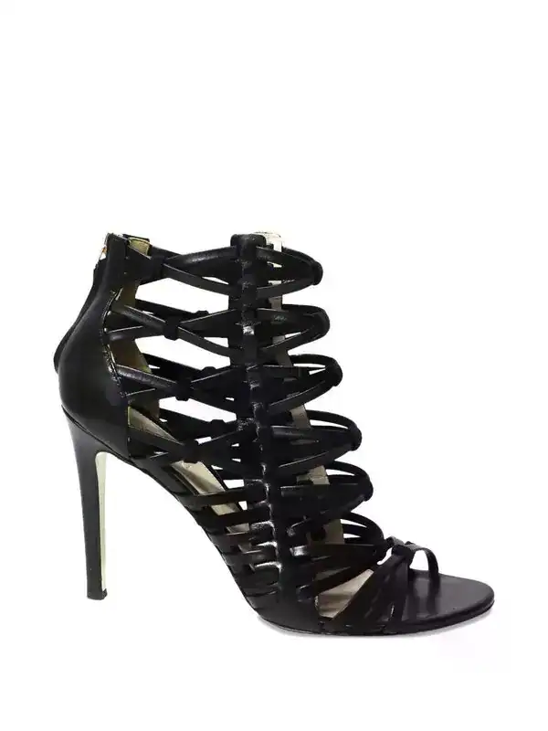 Jason Wu Leather Sandals - Black | Editorialist