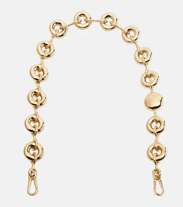 Loewe Chunky Donut Stainless Steel Bag Strap - Gold | Editorialist