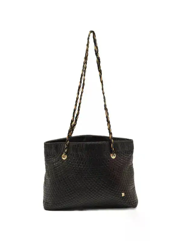 Bally Quilted Chain Shoulder Bag - Black | Editorialist