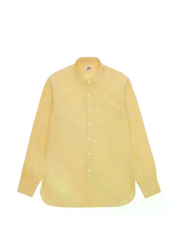 Fortela Jack Point-Collar Shirt - Yellow | Editorialist