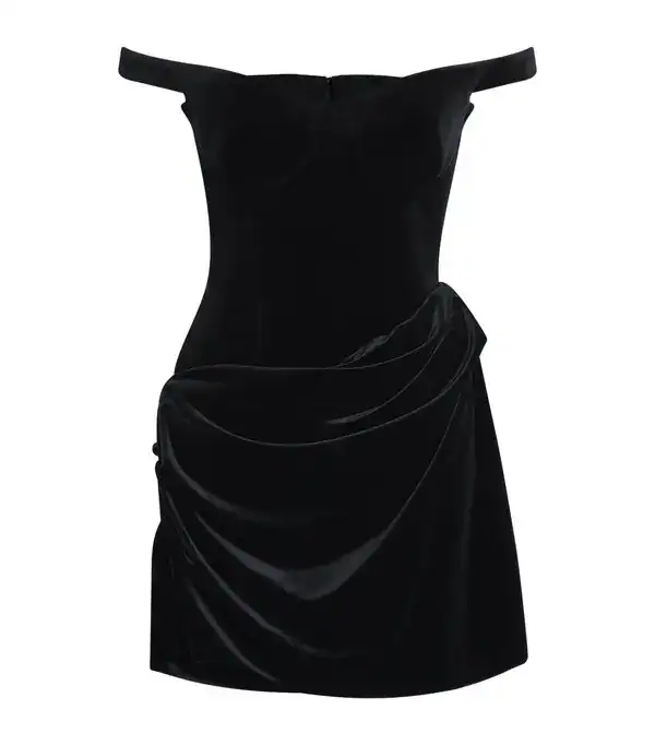 alex perry dresses black Alex Perry Crystal-embellished Column Dress – Petite Chérie main image 1
