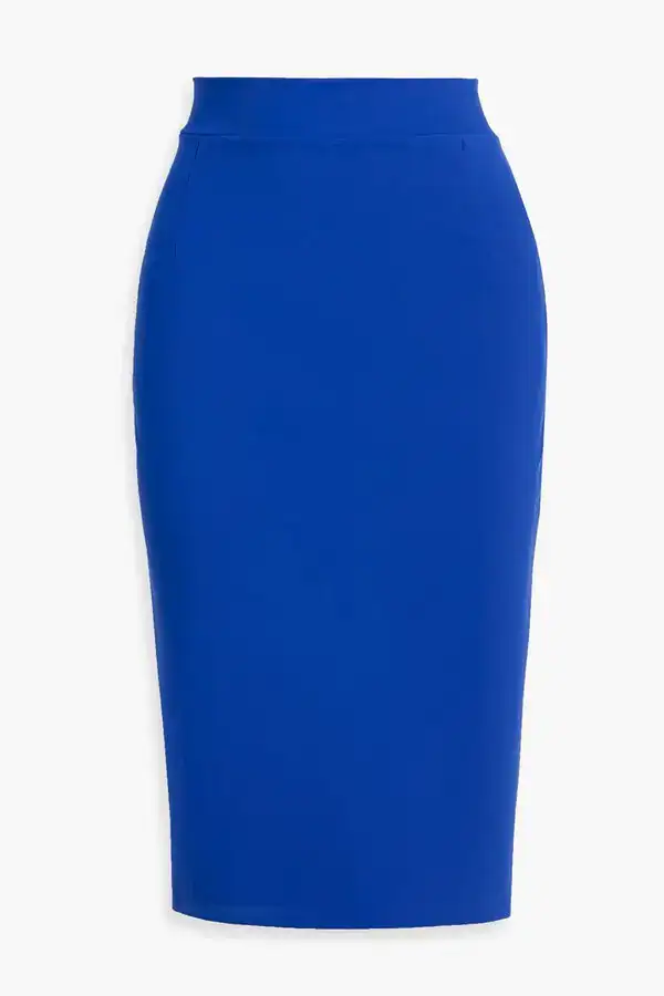 Chiara Boni La Petite Robe Lumi Stretch-Jersey Skirt In Bright Blue ...