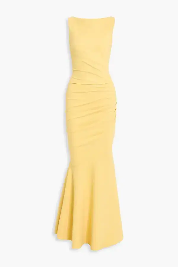 Chiara Boni La Petite Robe Hisato Draped Stretch-Jersey Gown In Pastel ...