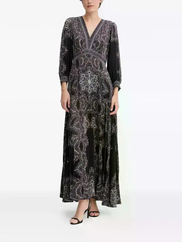 hale bob evening dresses Bianca Maxi Dress Silver / S