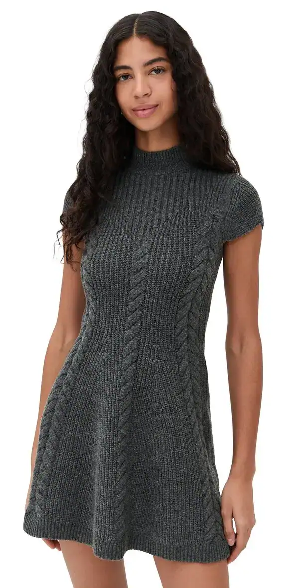 PAIGE Freya Sweater Dress | Grey | Size M | Shopbop
