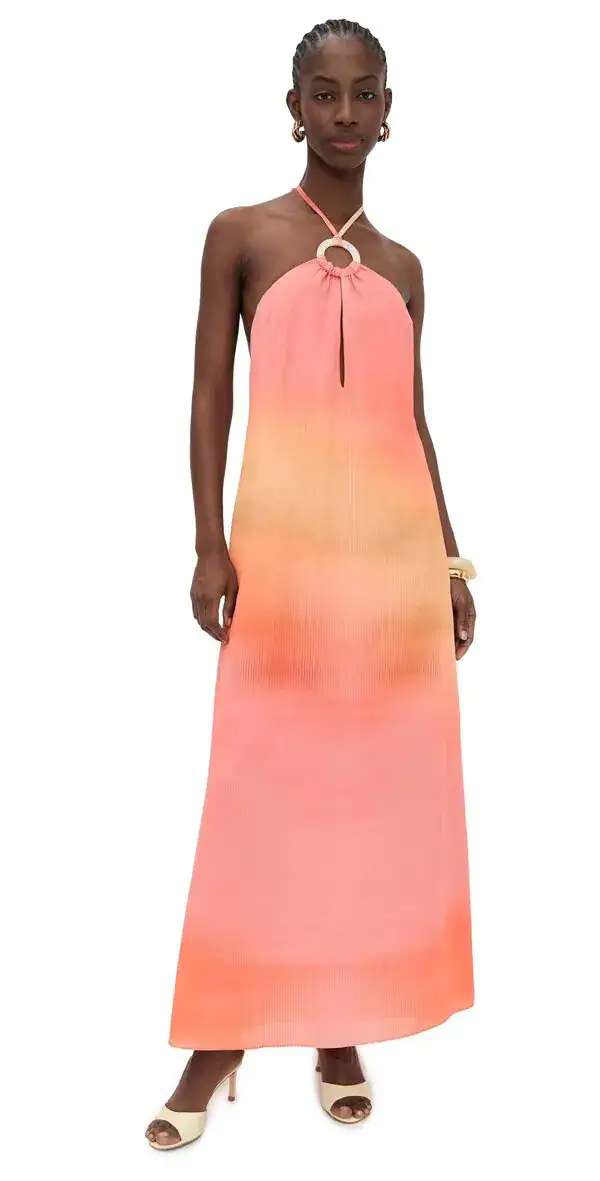 Baobab Rondine Maxi Dress - Coral Reef | Editorialist