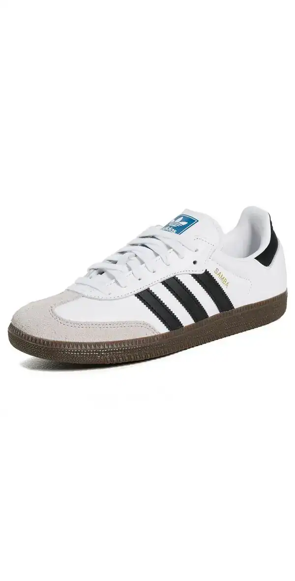 Adidas Samba Og Sneakers - Cloud White/Core Black/Gum | Editorialist