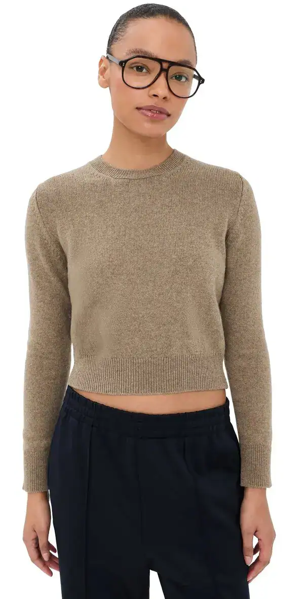 Daughter Sligo Crew Neck Sweater - Dark Natural | Editorialist