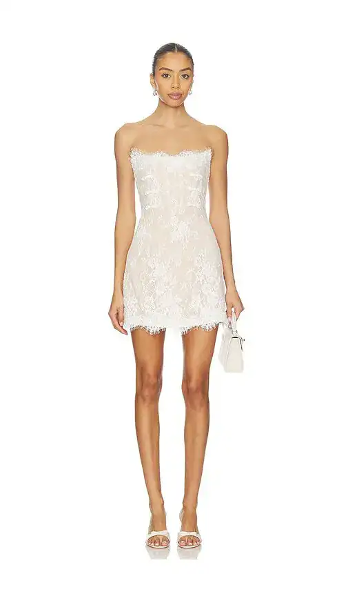 soft lace dress styles Soft Ivory Vintage Lace Dress main image 0