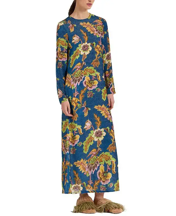 long sleeve midi dress fall Farrow Long Sleeve Midi Dress - Black main image 1
