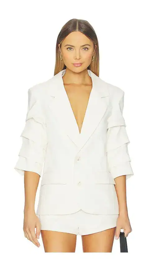 Nonchalant Label Roma Blazer In Cream - Vanilla | Editorialist