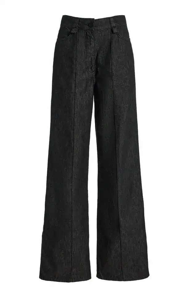 Merlette Egan Denim Pants - Black | Editorialist