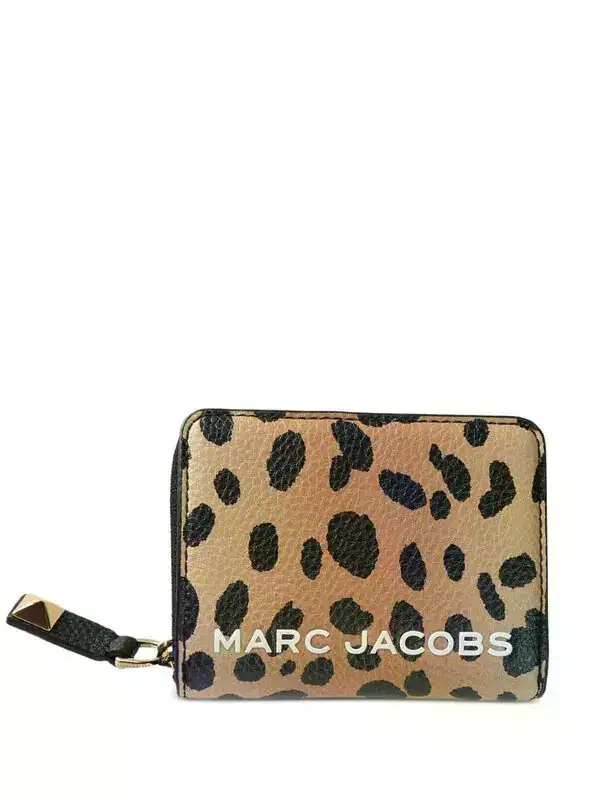 Marc Jacobs Leopard-Print Zip-Fastening Wallet - Neutrals | Editorialist
