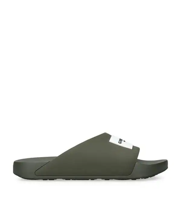 Givenchy Label Slides - Green | Editorialist