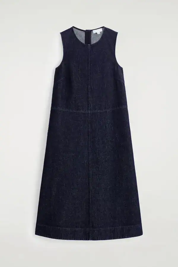 denim a line maxi dress Mylie Denim Maxi Dress main image 1