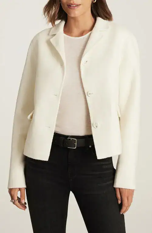 Mavi Wool Blend Jacket - Coconut Milk | Editorialist