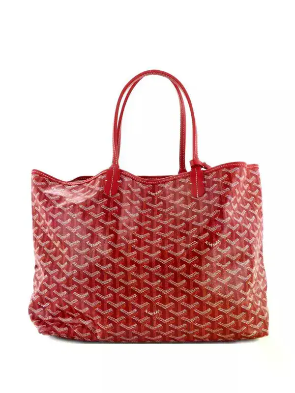Goyard Saint Louis Coated Canvas Pm Tote Bag - Red | Editorialist