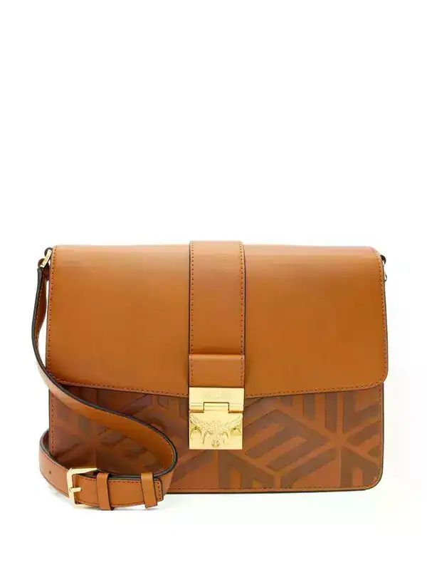 Mcm Tracy Crossbody Bag - Brown | Editorialist
