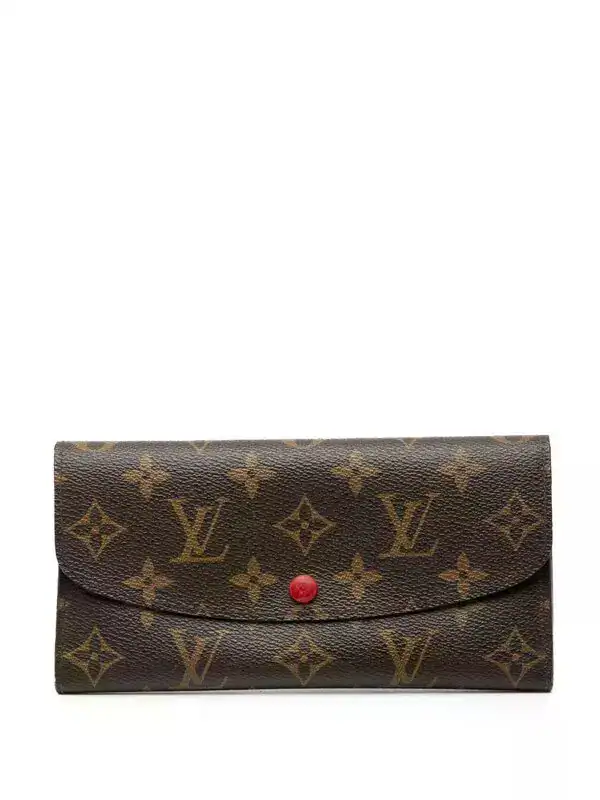Louis Vuitton 2012 Monogram Emilie Wallet Long Wallets - Brown ...