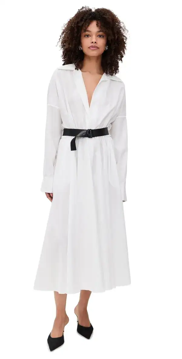 flared midi shirt dress Comfortable Flare Work Pants for Women | Yoga Dress Pants main image 1