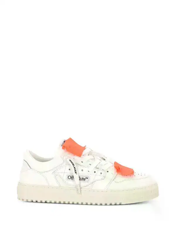Off-White Zip Tie Panel Sneakers - White | Editorialist